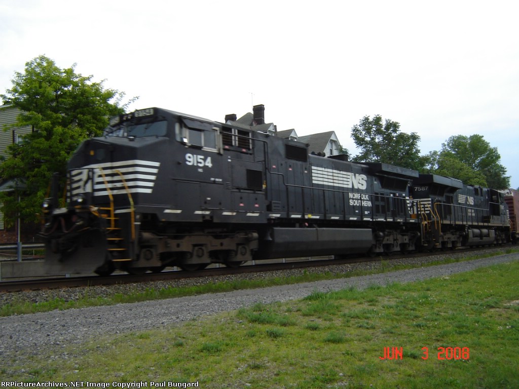NS 9154 GE C40-9W June 3, 2008